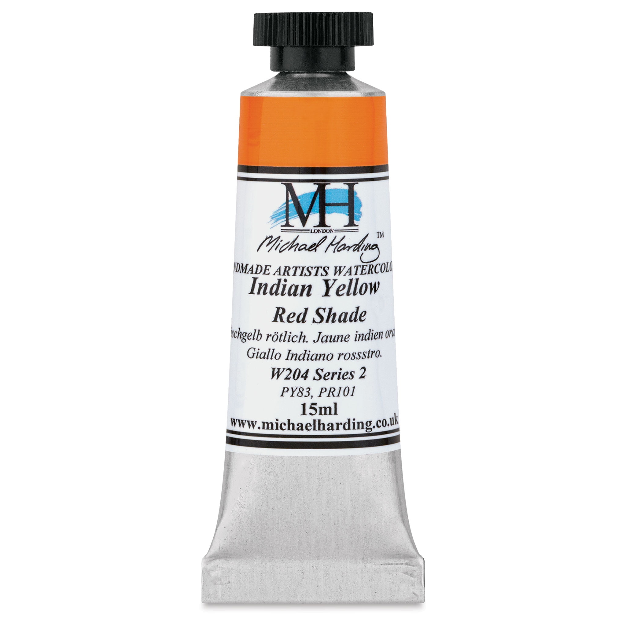 Michael Harding Artists Watercolor - Indian Yellow Red Shade, 15 ml ...