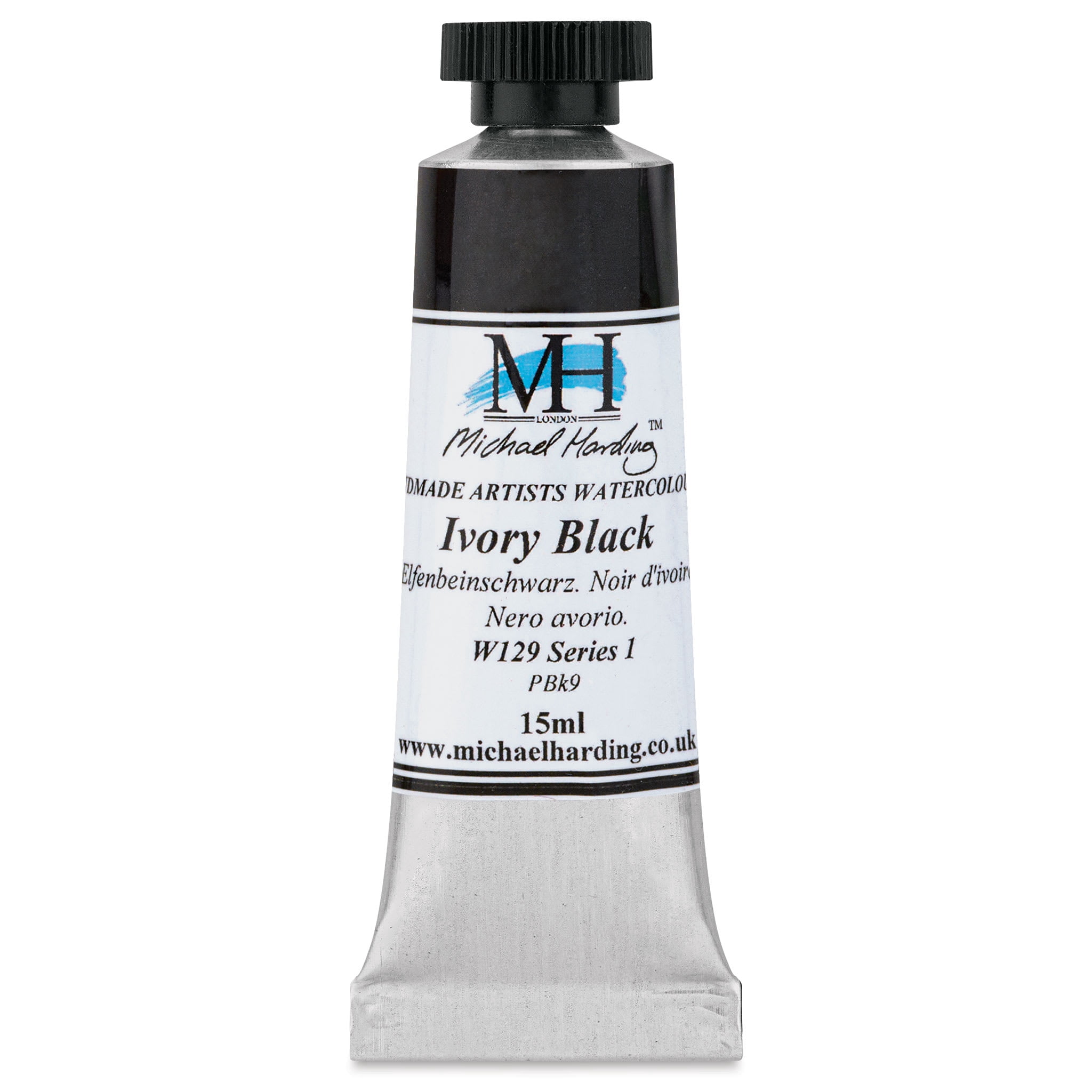Michael Harding Artists Watercolor - Ivory Black, 15 ml - Walmart.com