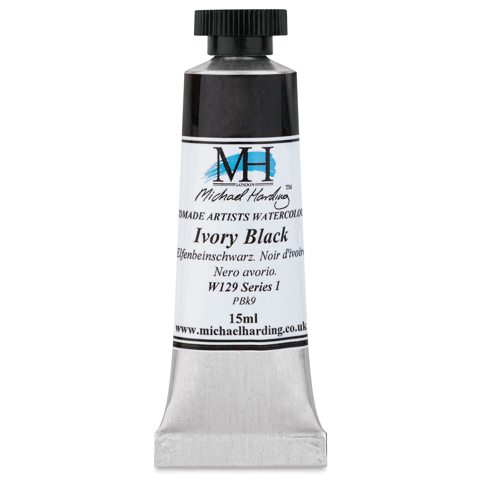 Michael Harding Artists Watercolor - Ivory Black, 15 ml - Walmart.com