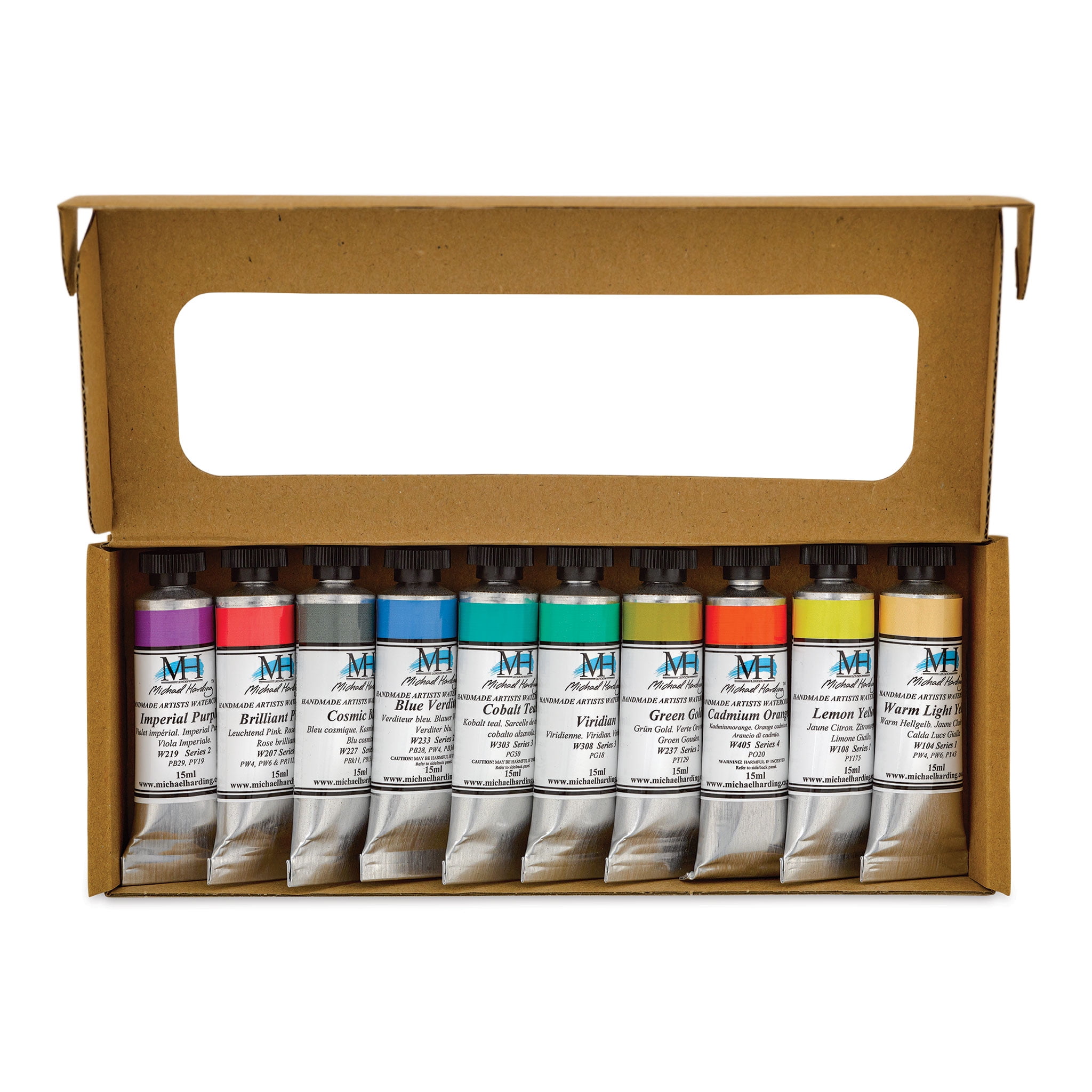 Michael Harding Artists Watercolors - Set of 10, Wonderland, 15 ml ...