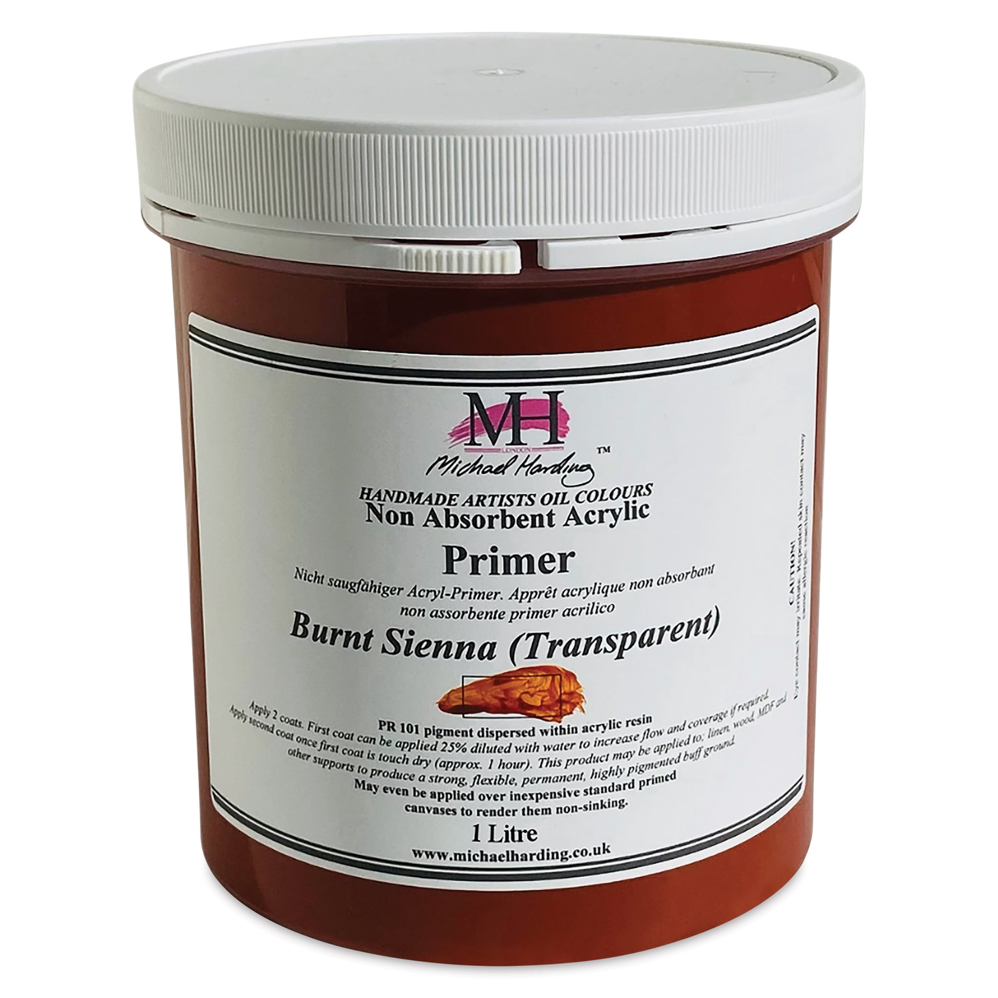 Michael Harding Non-Absorbent Acrylic Primer - Burnt Sienna ...