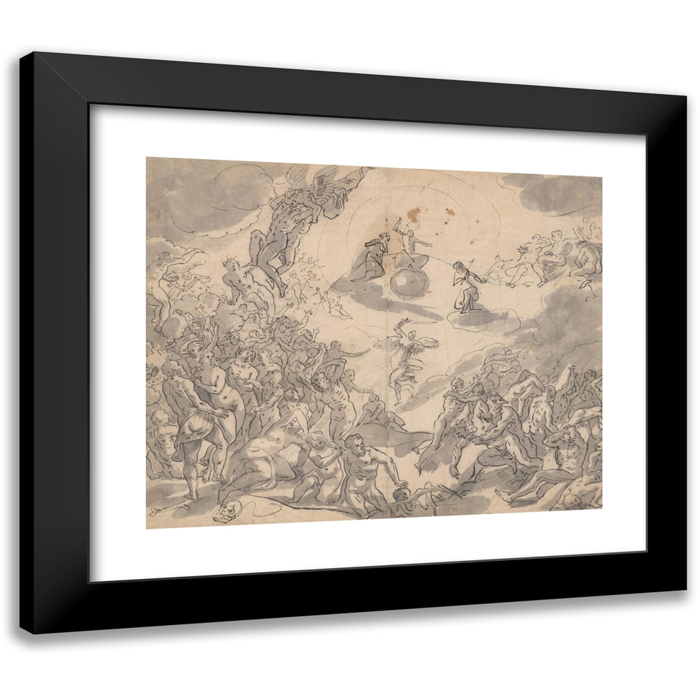 Michael Herr 24x20 Black Modern Framed Museum Art Print Titled - The ...