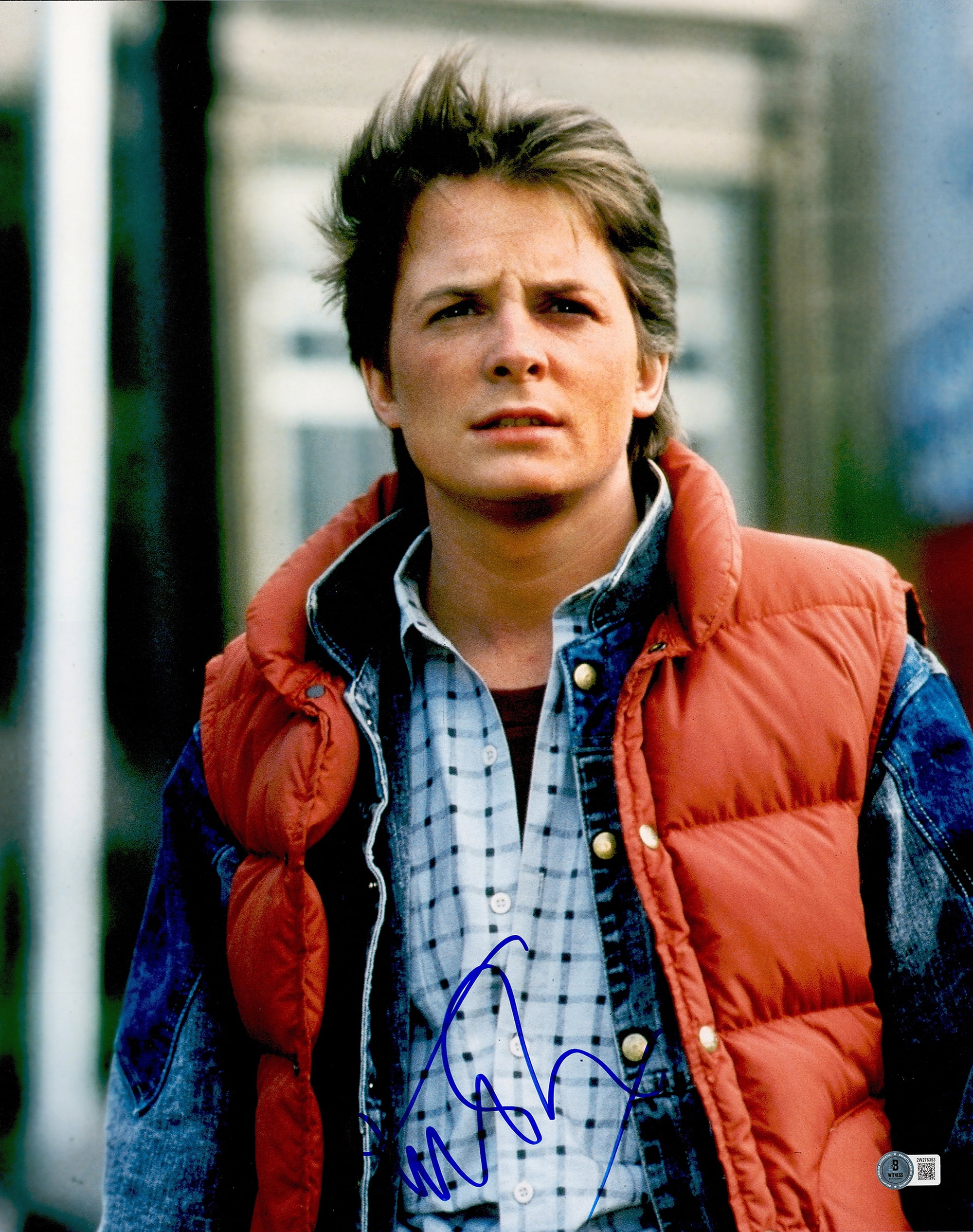 Michael J. Fox Autographed 16x20 Photo 'Back To The Future Pt.1 ...