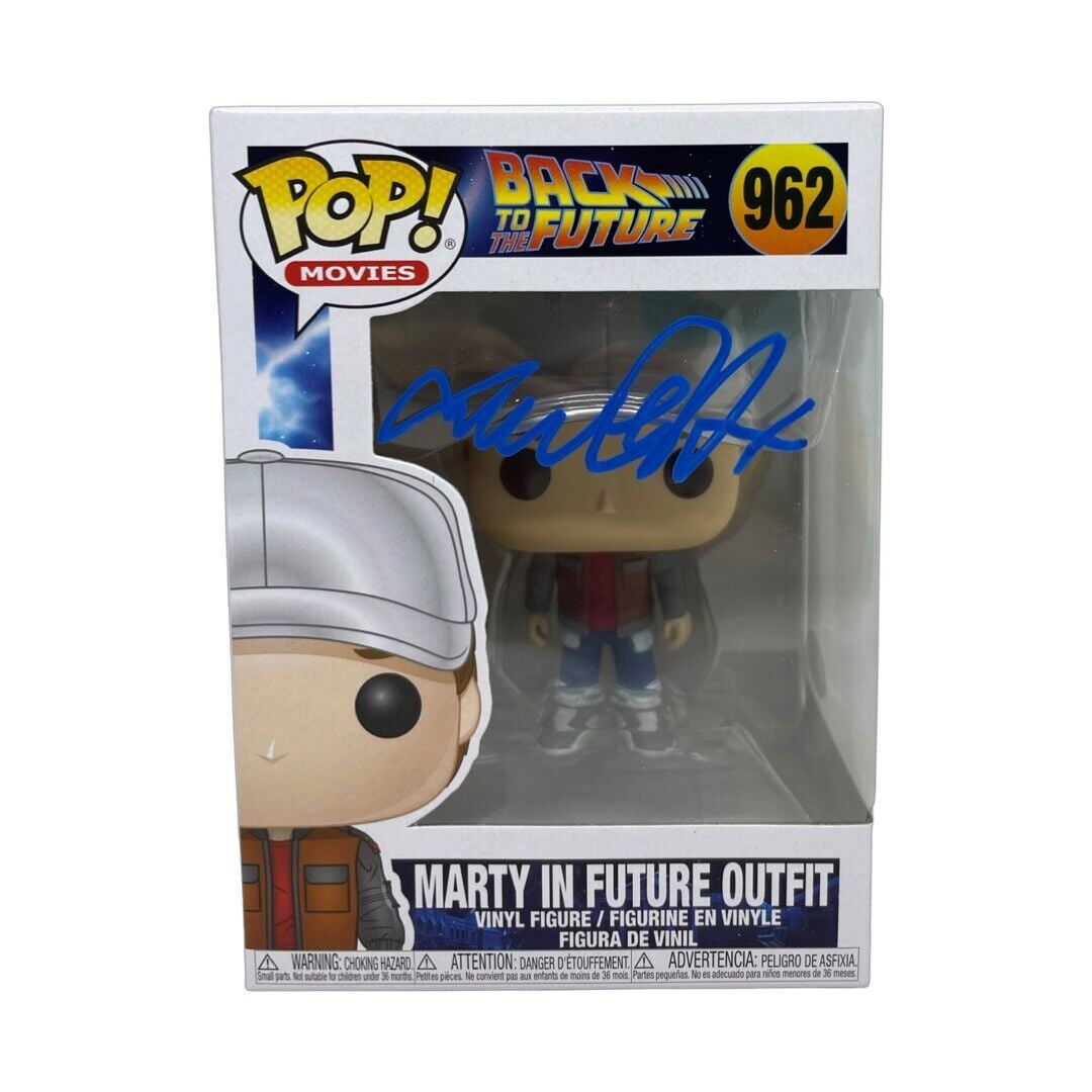 Michael J Fox Marty McFly Signed Back to The Future POP JSA Future ...