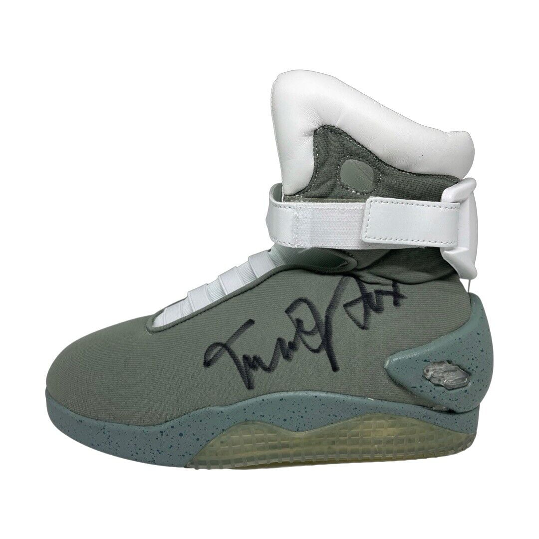 Michael J. Fox Signed Marty McFly Back to the Future Shoe JSA ...