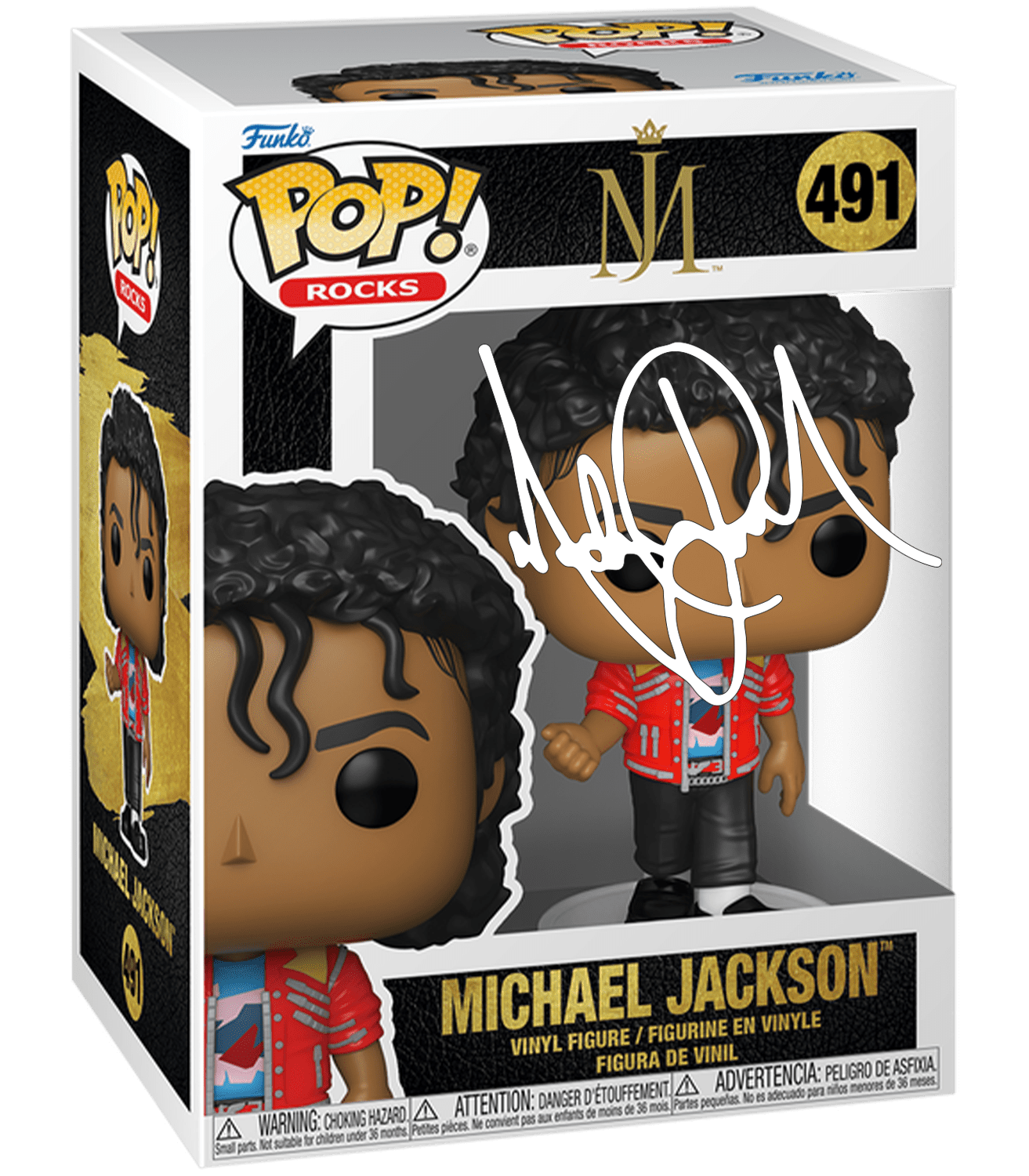 Michael Jackson #491 Beat It Facsimile Signed Reprint Laser Autographed ...