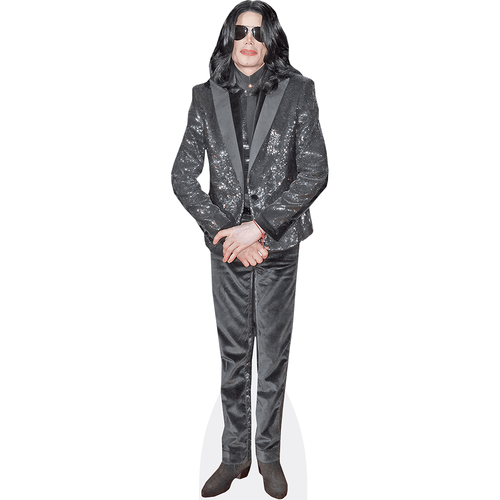 Michael Jackson (Black Outfit) Life Size Cutout. Standee. - Walmart.com