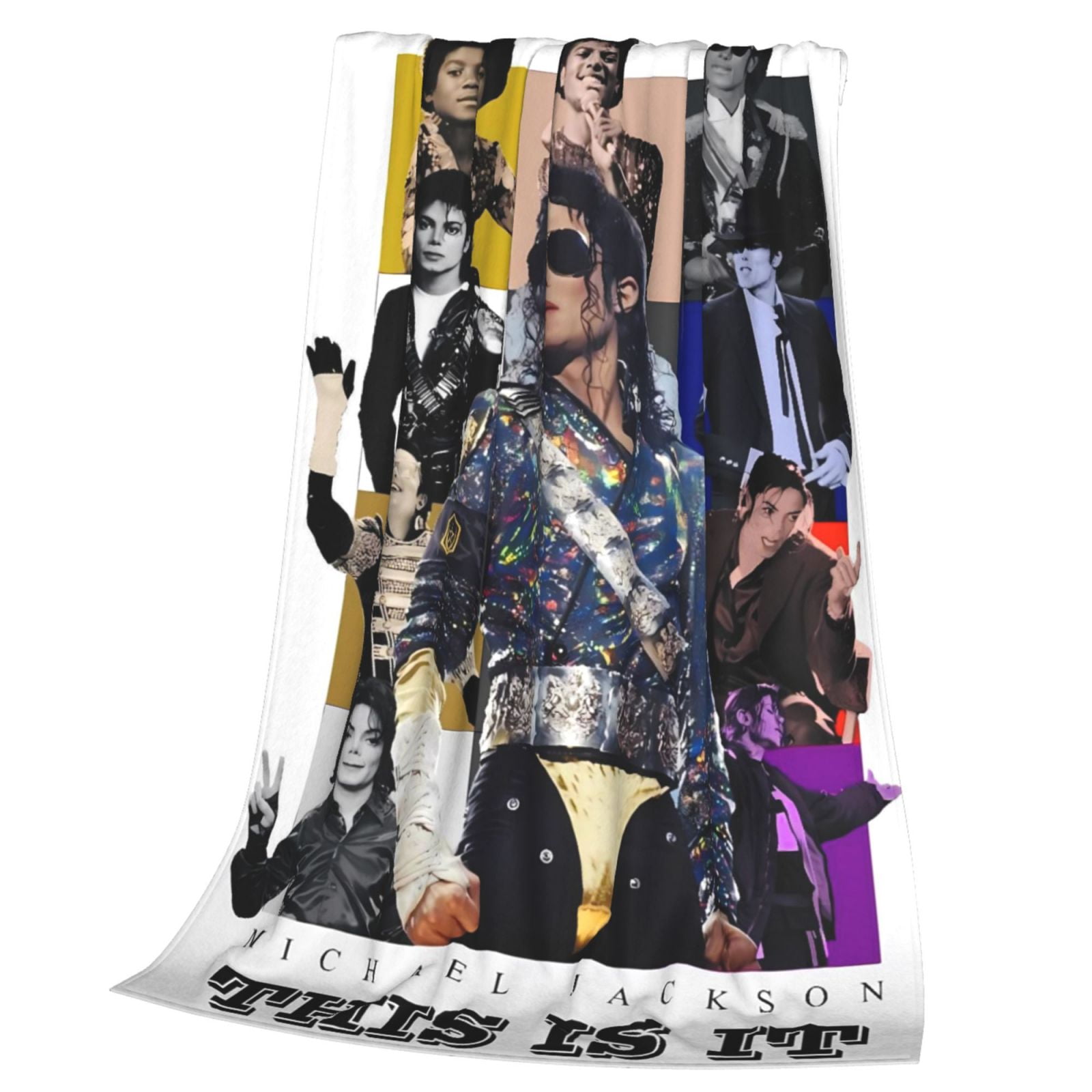 Michael Jackson Blanket, Ultra-Soft ightweight Flannel Throw Blanket ...