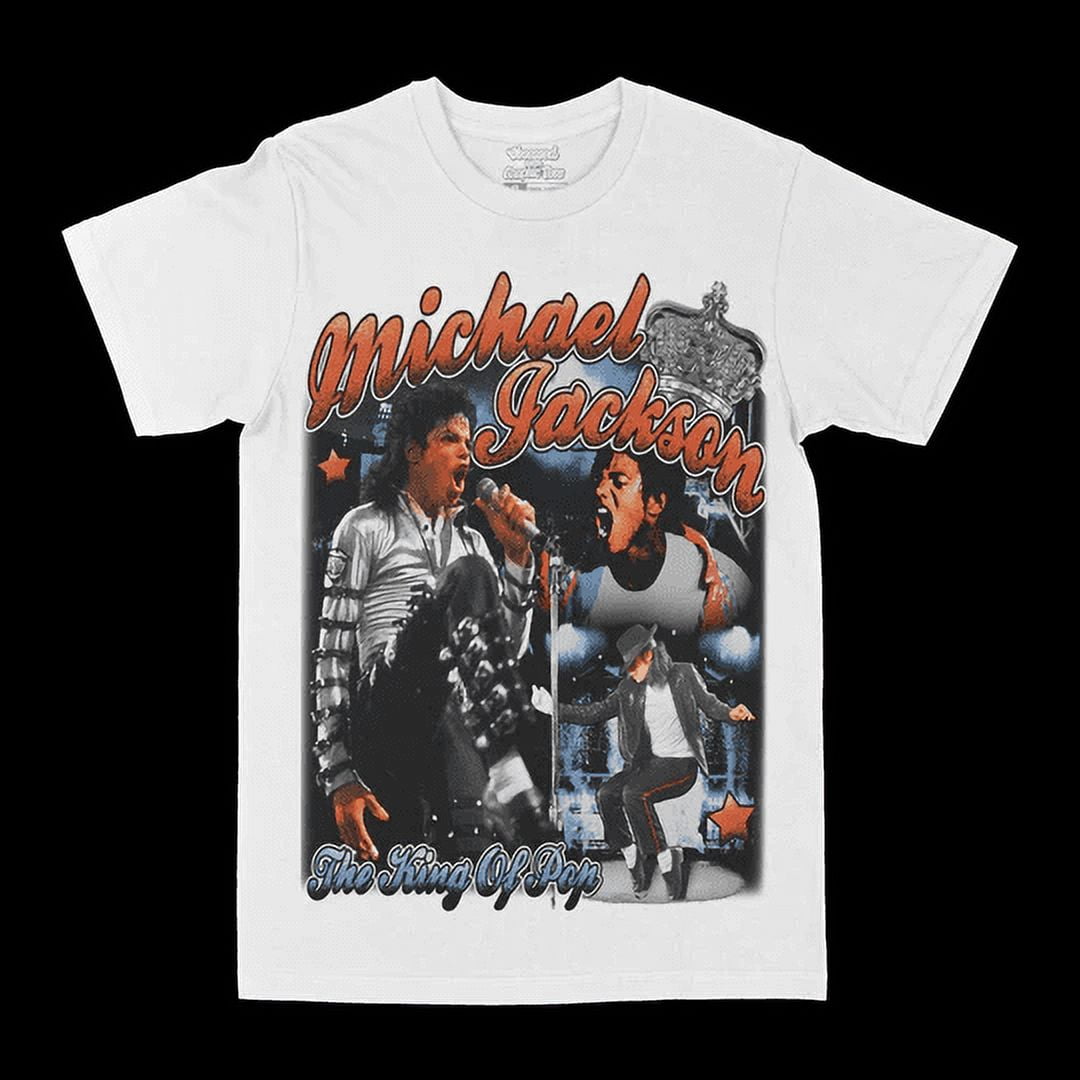 Michael Jackson King Graphic Tee - Walmart.com