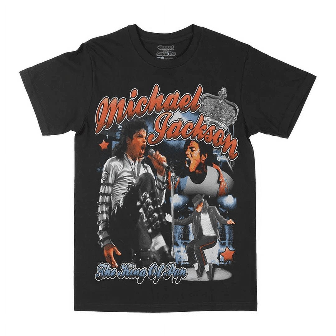 Michael Jackson King Graphic Tee - Walmart.com