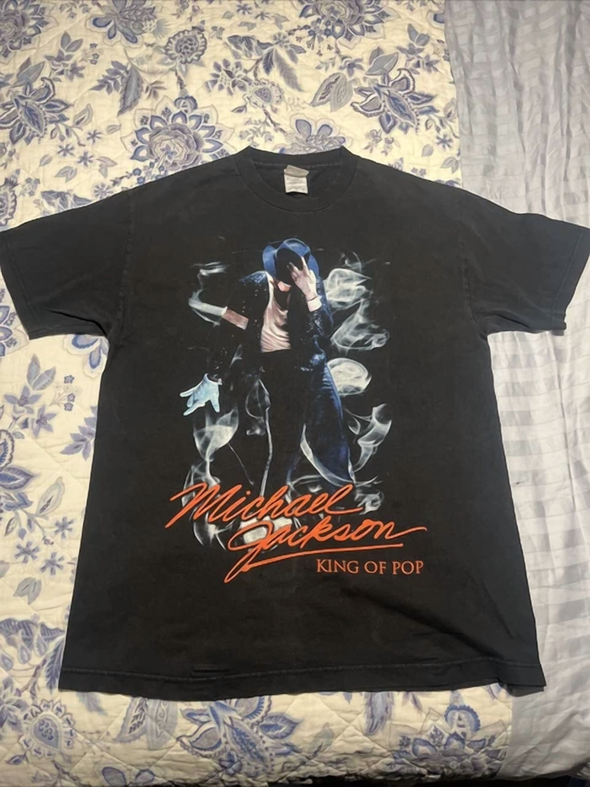 Michael Jackson King of Pop t shirt Alstyle Apparel ,Black Color,Size ...