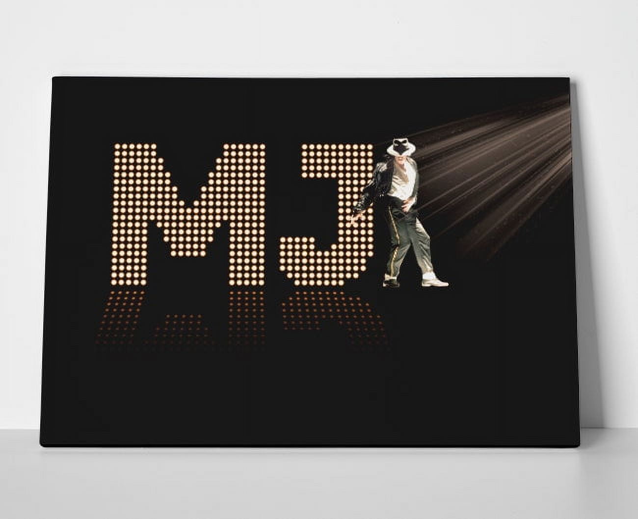Michael Jackson MJ Poster or Wrapped Canvas - Walmart.com