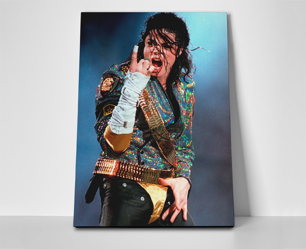 Michael Jackson Poster or Wrapped Canvas - Walmart.com