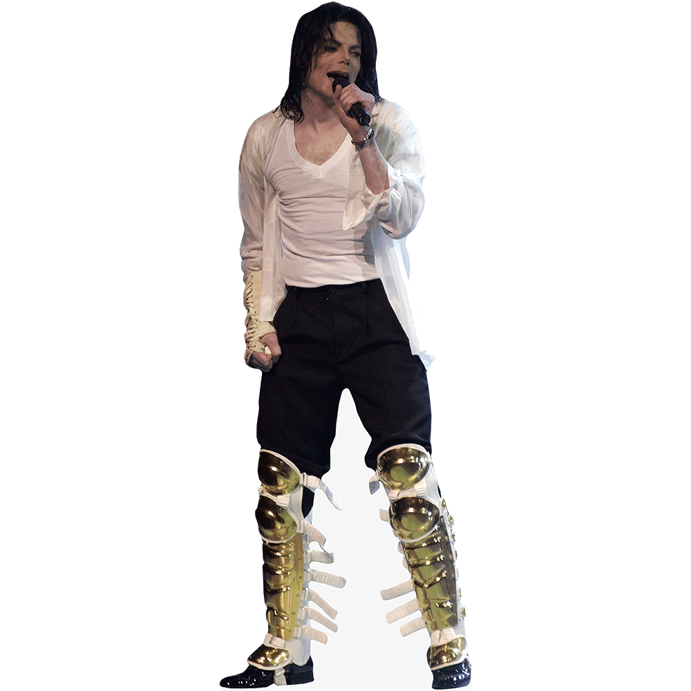 Michael Jackson (Singing) Lifesize Cardboard Cutout Standee - Walmart.com
