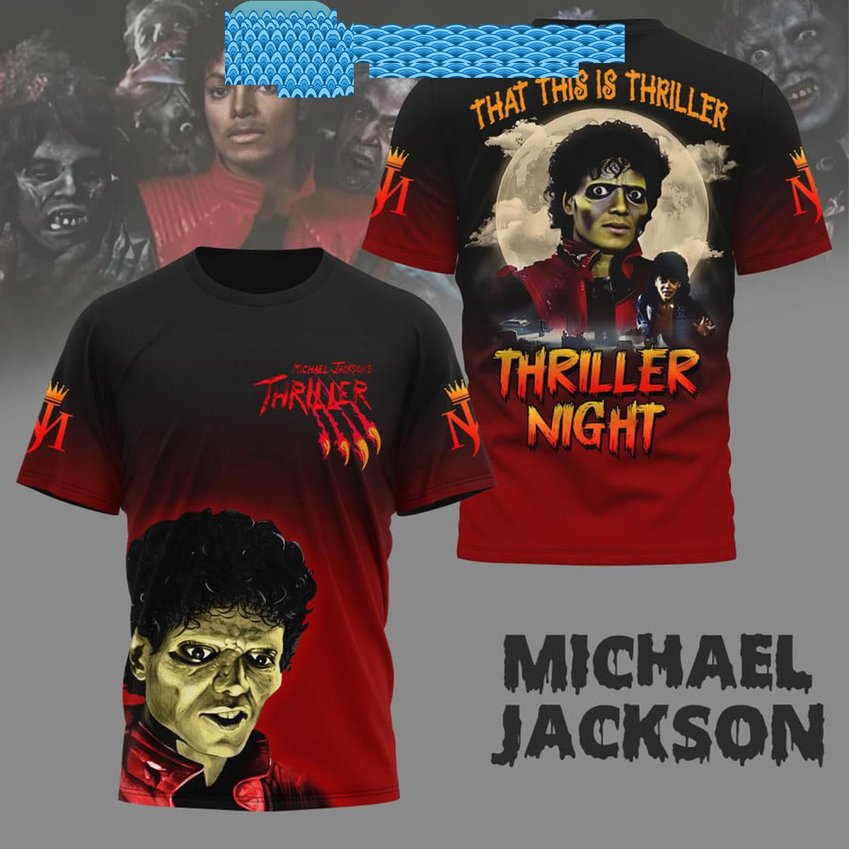 Michael Jackson That This Is Thriller For Thriller Night Hoodie T-Shirt ...