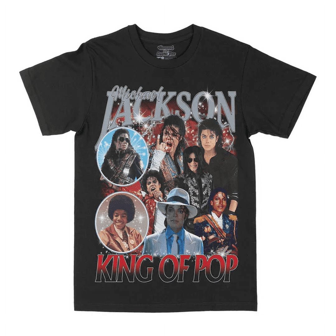 Michael Jackson Through The Years Graphic Tee - Walmart.com