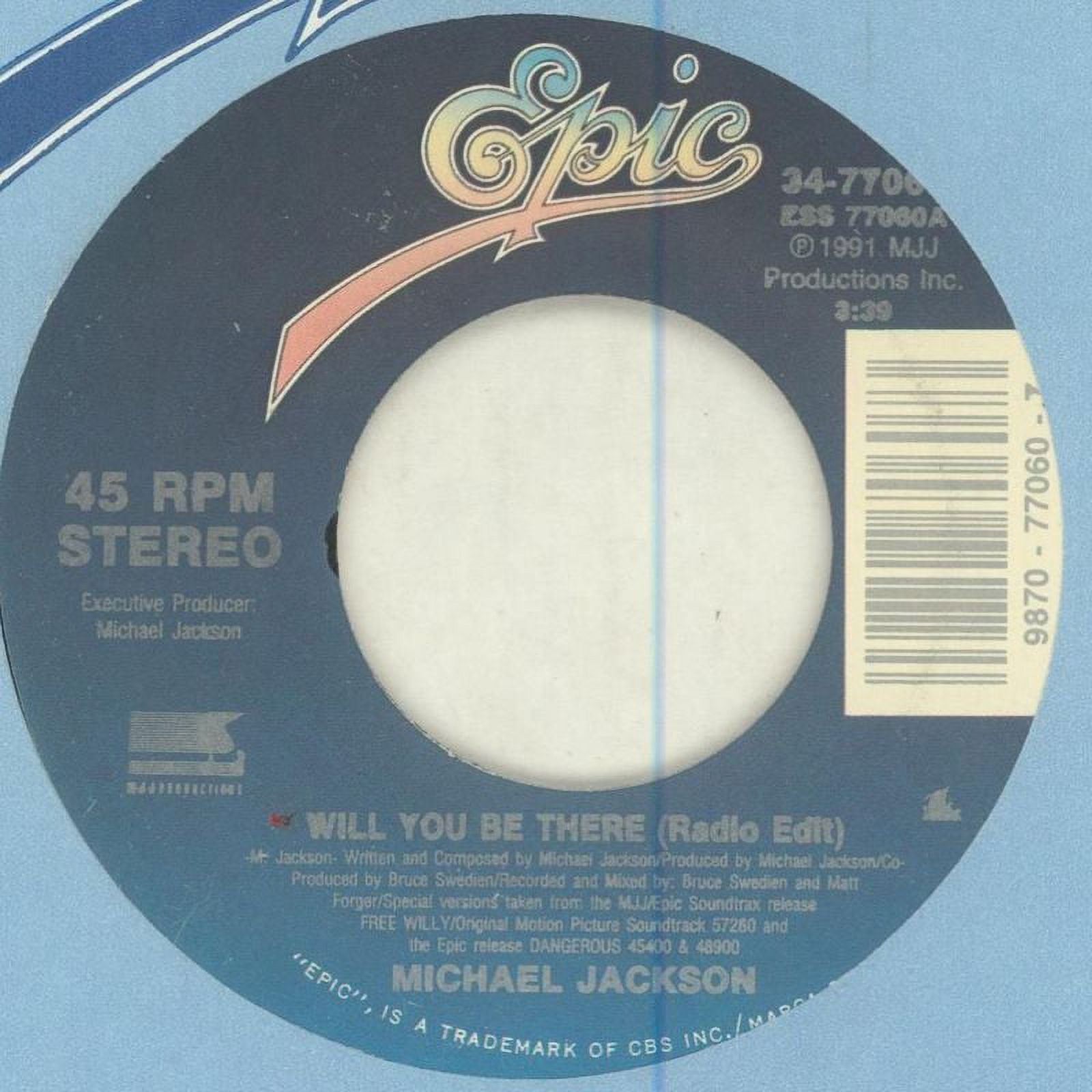 Michael Jackson - Will You Be There - 7" - Walmart.com