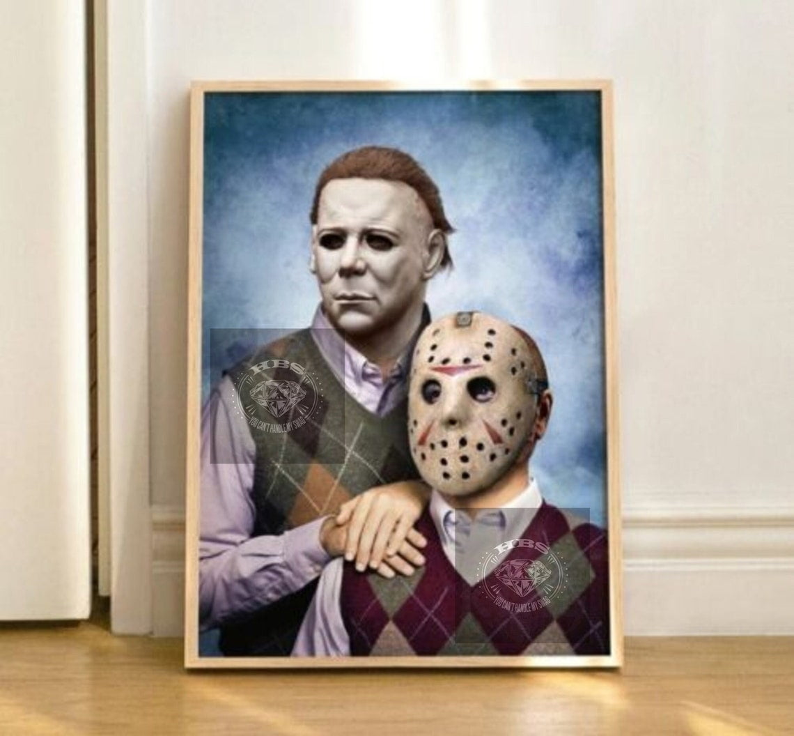 Michael Jason Step Brothers Mix Movie Poster, Jason Voorhees, Michael ...