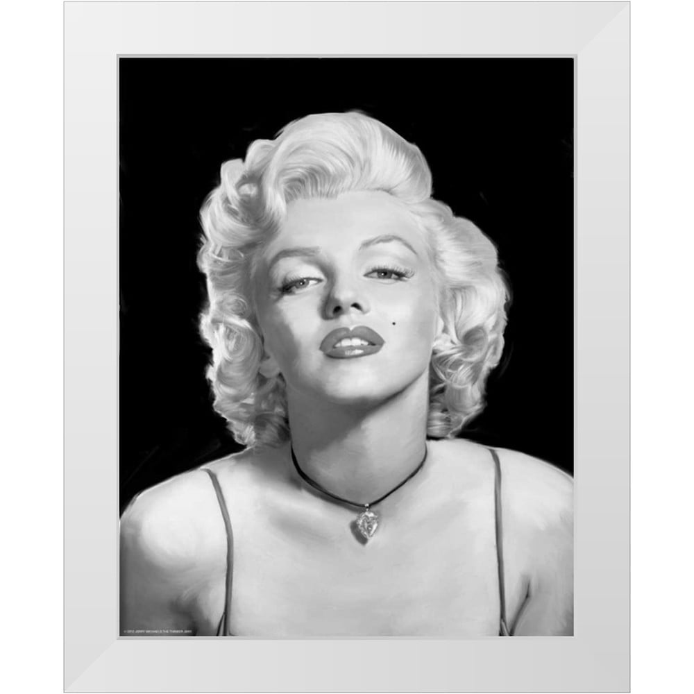 Michael, Jerry 20x24 White Modern Wood Framed Museum Art Print Titled ...