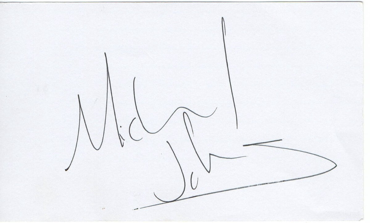 Michael Johns Signed Autographed Index Card Americal Idol Singer JSA ...