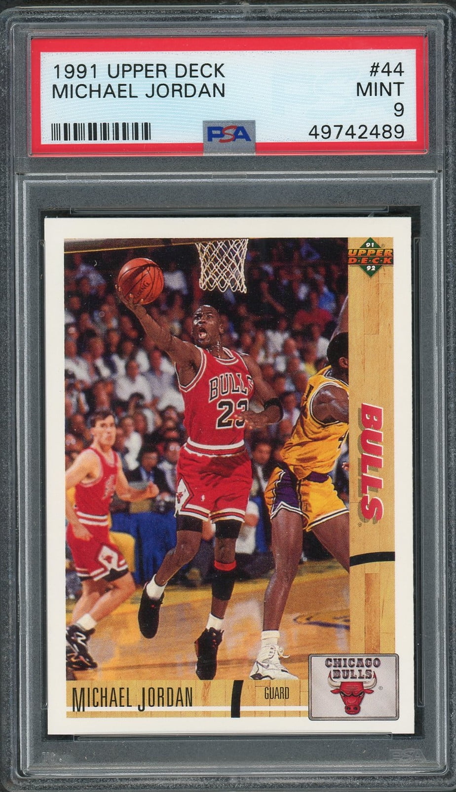 Michael Jordan 1991 Upper Deck Basketball Card #44 Graded PSA 9 MINT - Walmart.com
