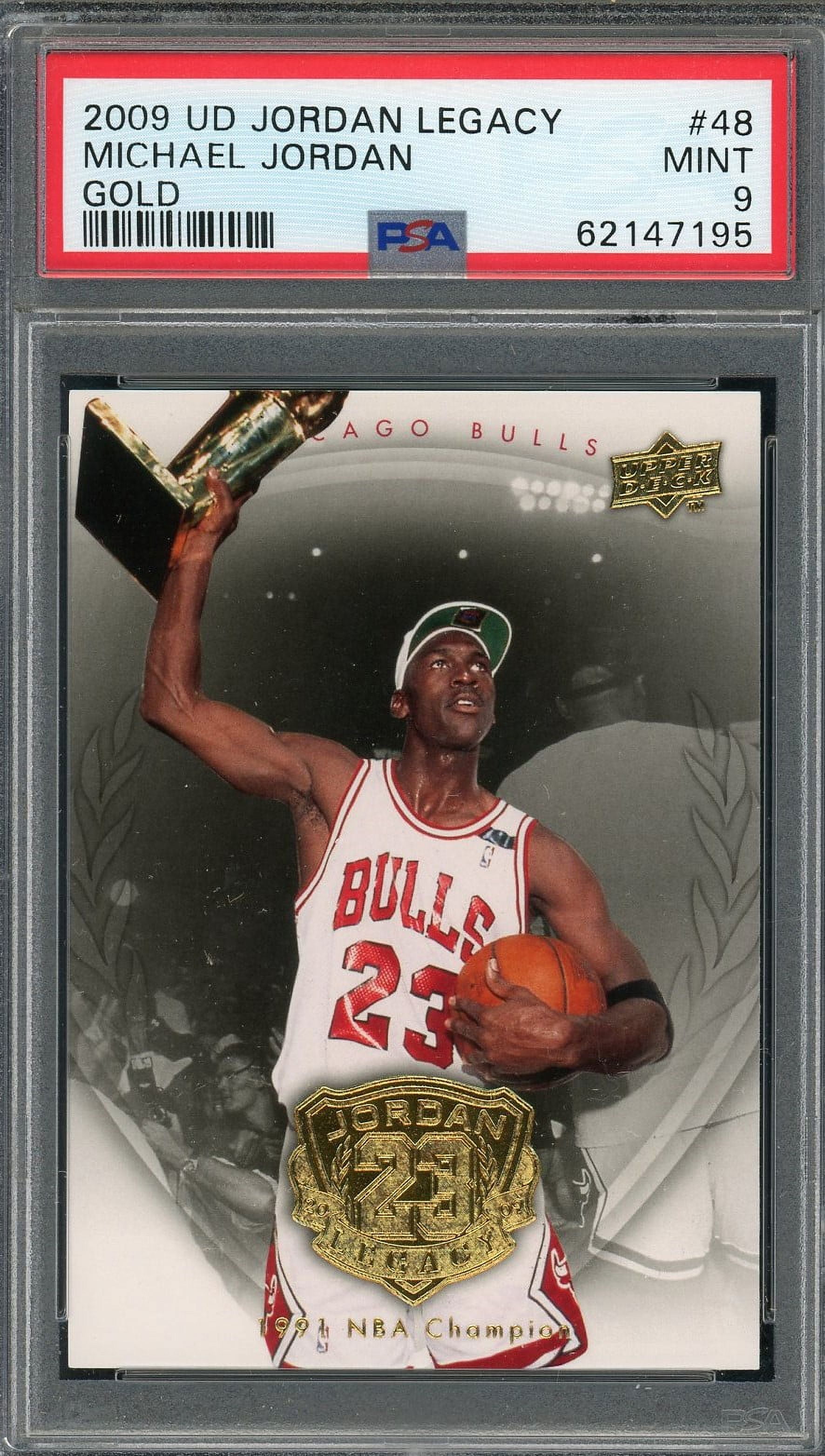 Michael Jordan 2009 Upper Deck Legacy Gold Basketball Card #48 Graded ...