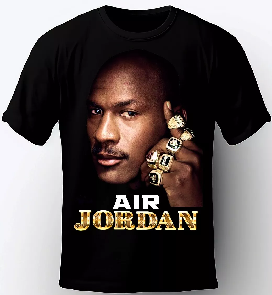 Michael Jordan 6 RINGS T-SHIRT - Walmart.com