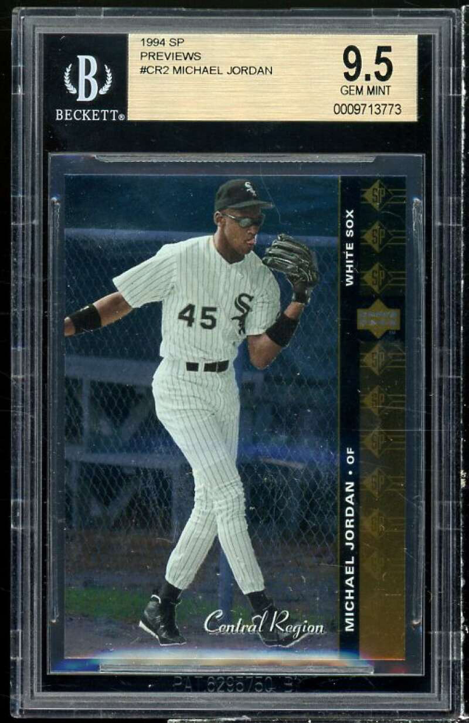 Michael Jordan Baseball Rookie Card 1994 SP Previews #CR2 (pop 11) BGS ...