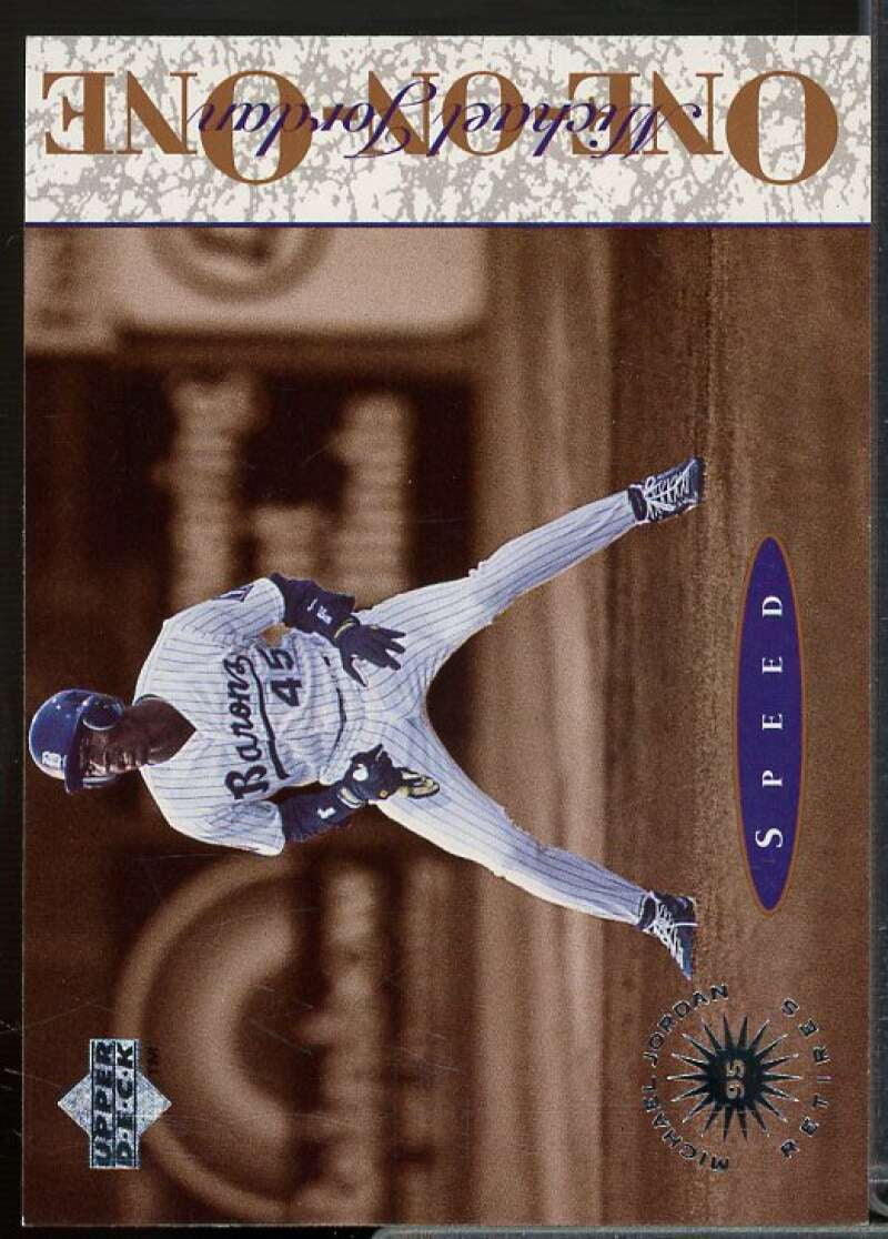 Michael Jordan Baseball Rookie Card 1995 Upper Deck Minors Michael ...