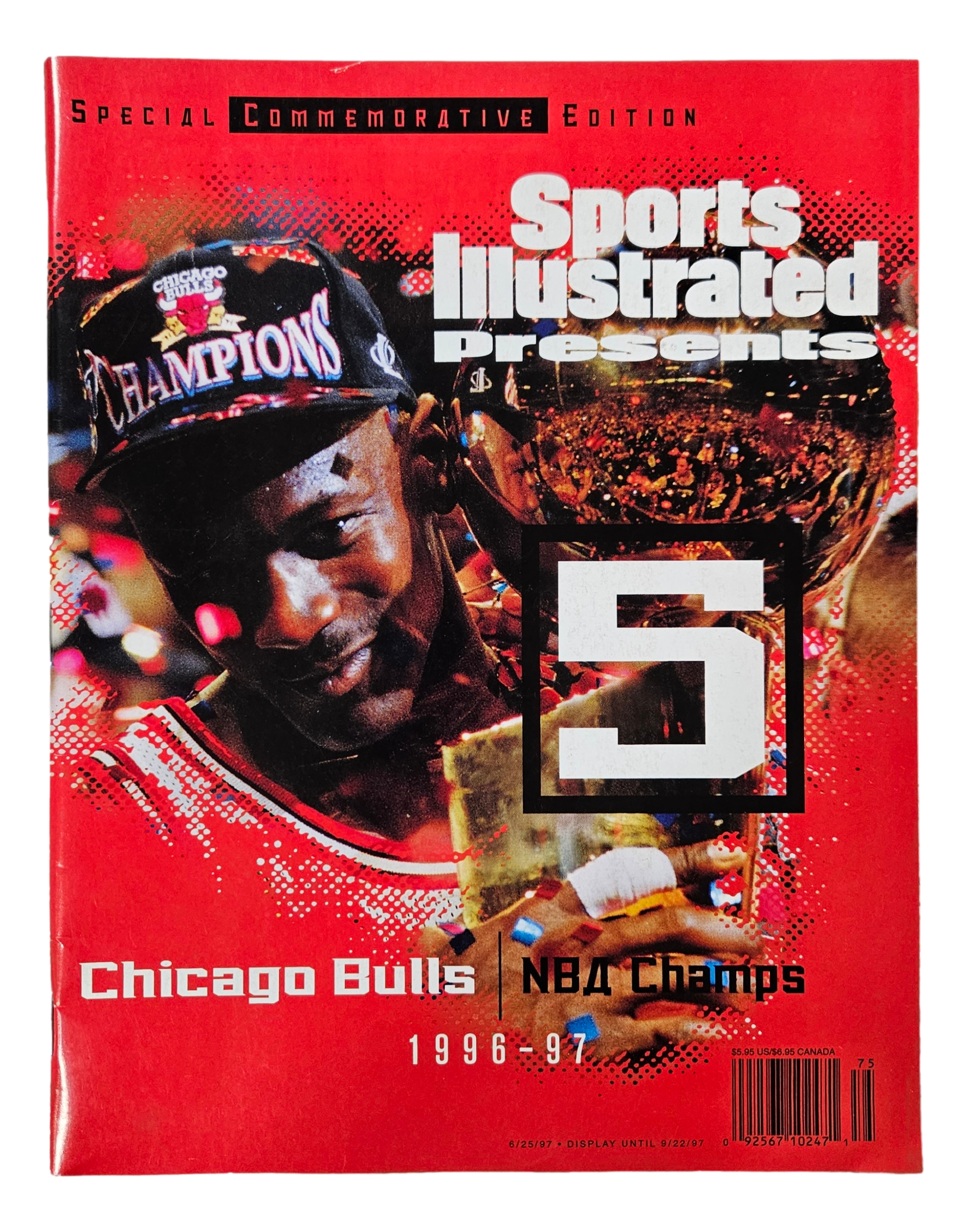 Michael Jordan Bulls 1996/97 NBA Champions Sports Illustrated Magazine ...
