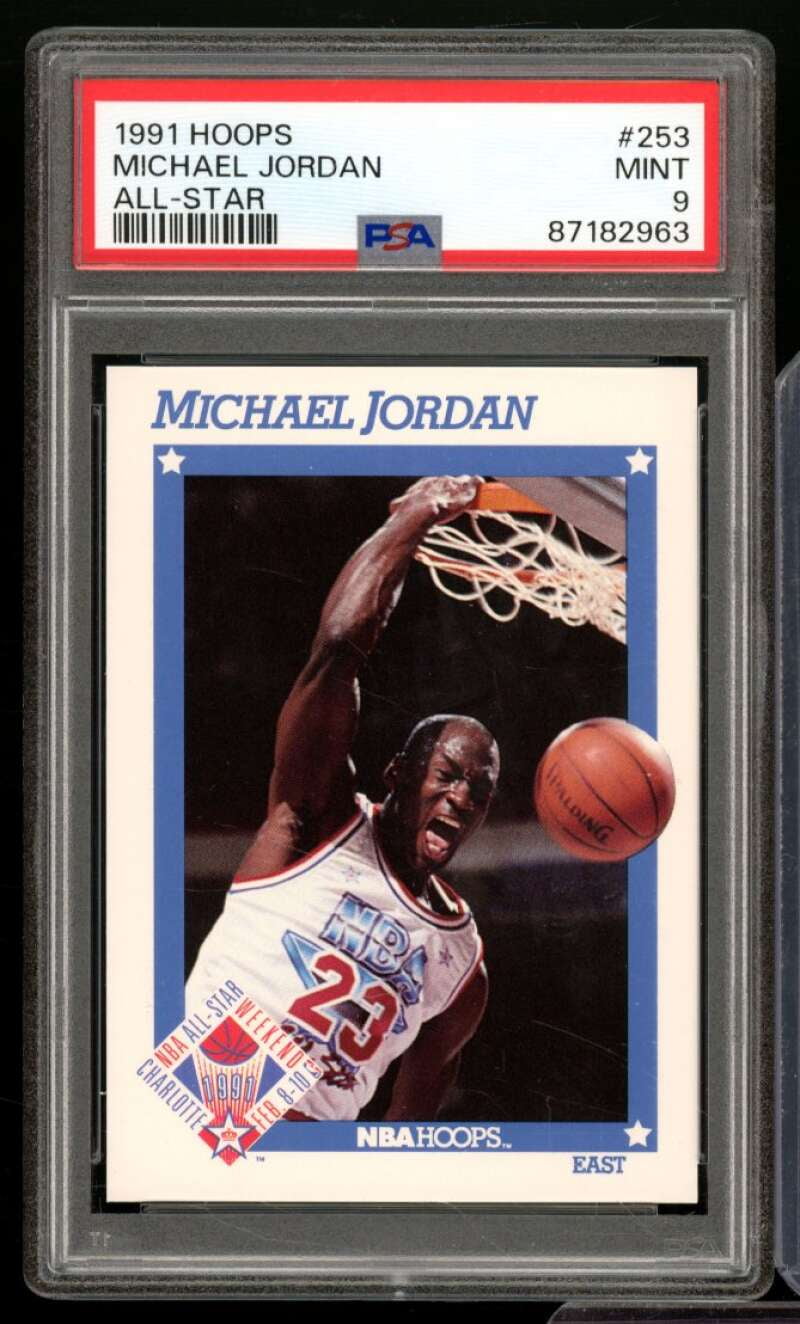 Michael Jordan Card 1991-92 Hoops All-Star #253 PSA 9 - Walmart.com