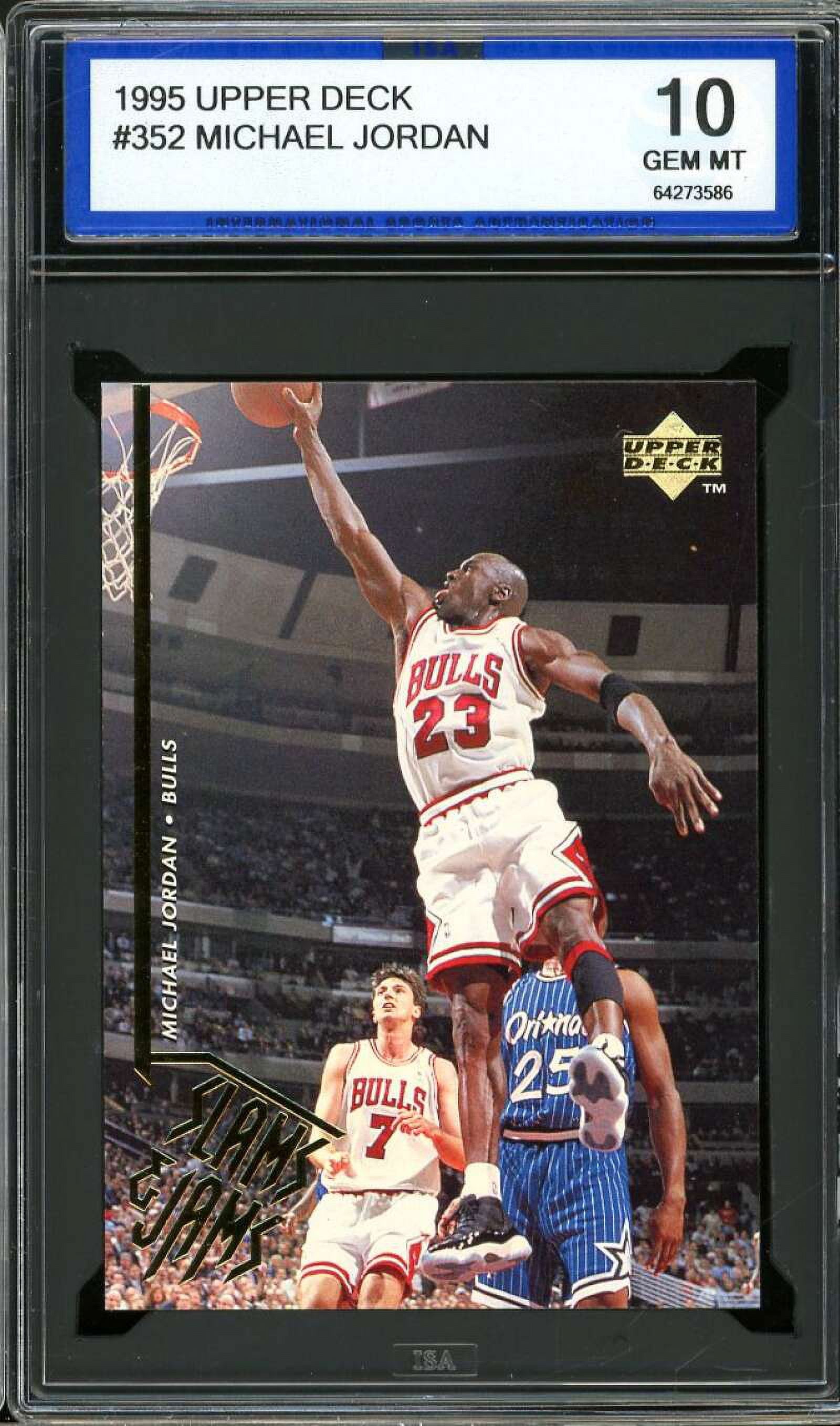 Michael Jordan Card 1995-96 Upper Deck #352 ISA 10 GEM MINT - Walmart.com