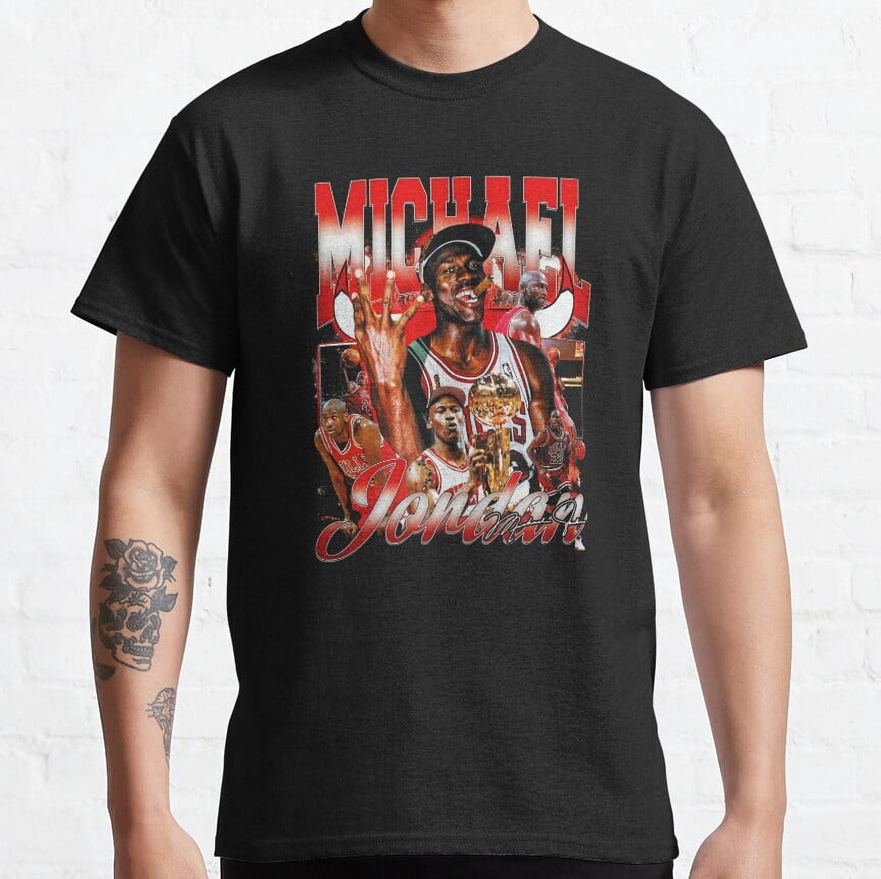 Michael Jordan Champs Collage Classic T-Shirt - Walmart.com