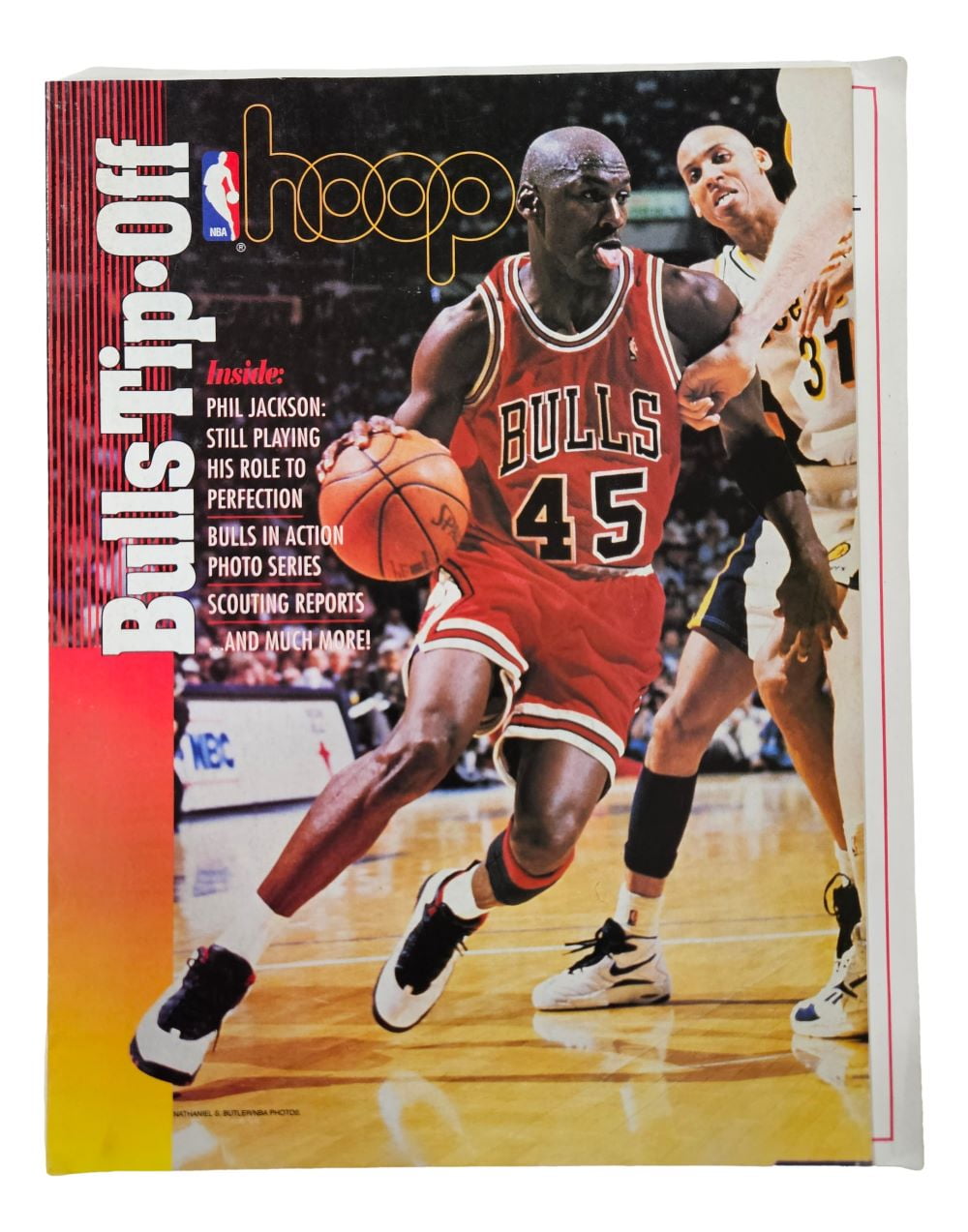 Michael Jordan Chicago Bulls 1995 NBA Hoop Tip Off Magazine - Walmart.com