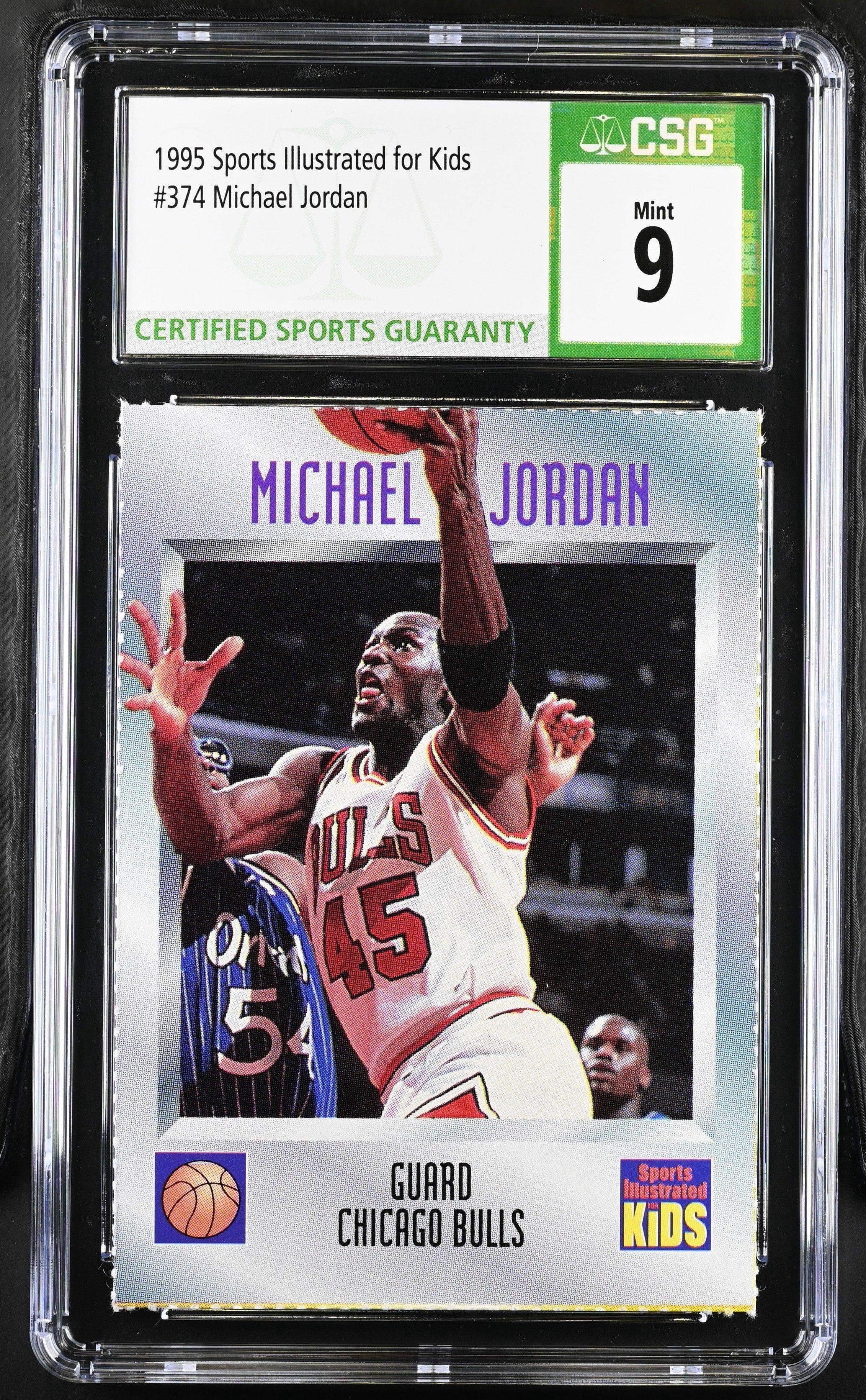Michael Jordan Chicago Bulls 1995 SI for Kids card CSG 9 MT - Walmart.com