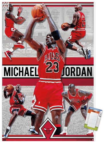 Michael Jordan - Collage Wall Poster, 14.725" x 22.375" - Walmart.com