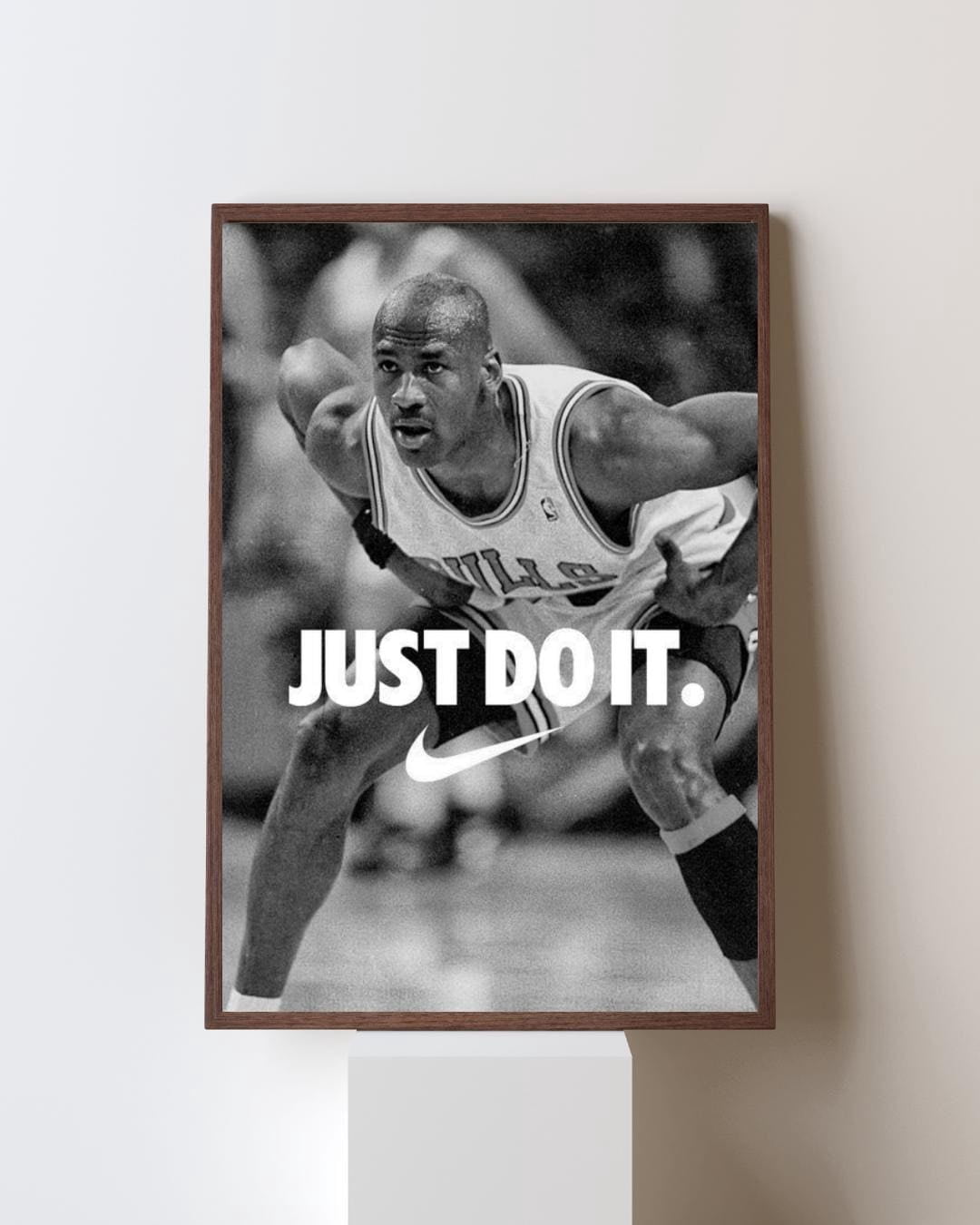 Michael Jordan Decor – Just Do It | Legendary Black & White Basketball ...