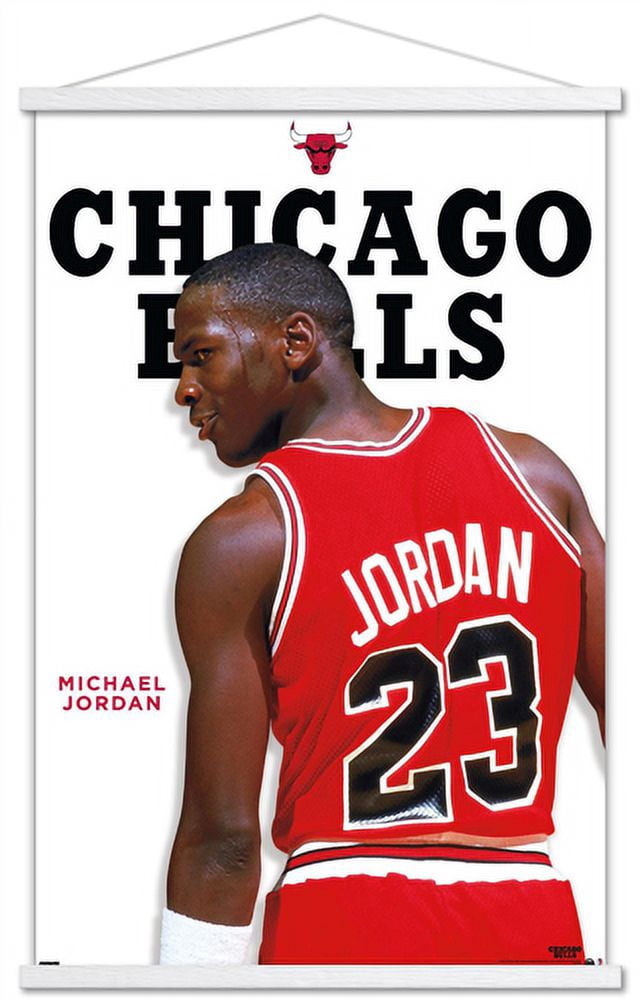 Michael Jordan - Feature Series Wall Poster with Magnetic Frame, 22.375 ...