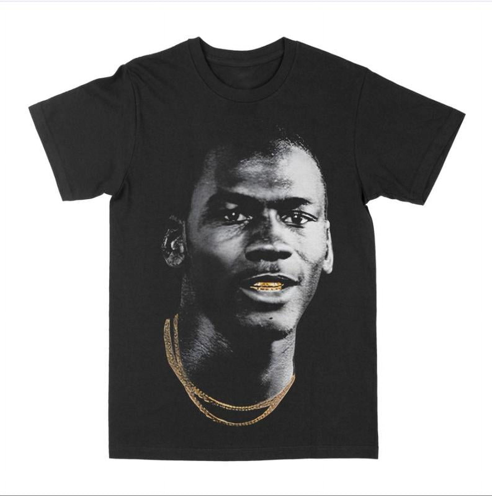 Michael Jordan Gold Grill Graphic Tee, Green Icy Exclusive, Heavy ...