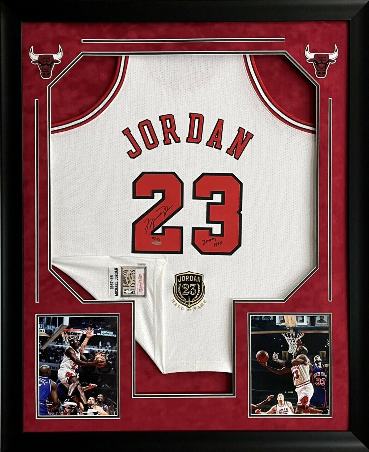 Michael Jordan "Hall Of Fame 2009" Signed Chicago Bulls Jersey UDA ...
