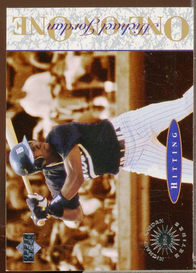 Michael Jordan/Hitting Card 1995 Upper Deck Minors Michael Jordan One ...