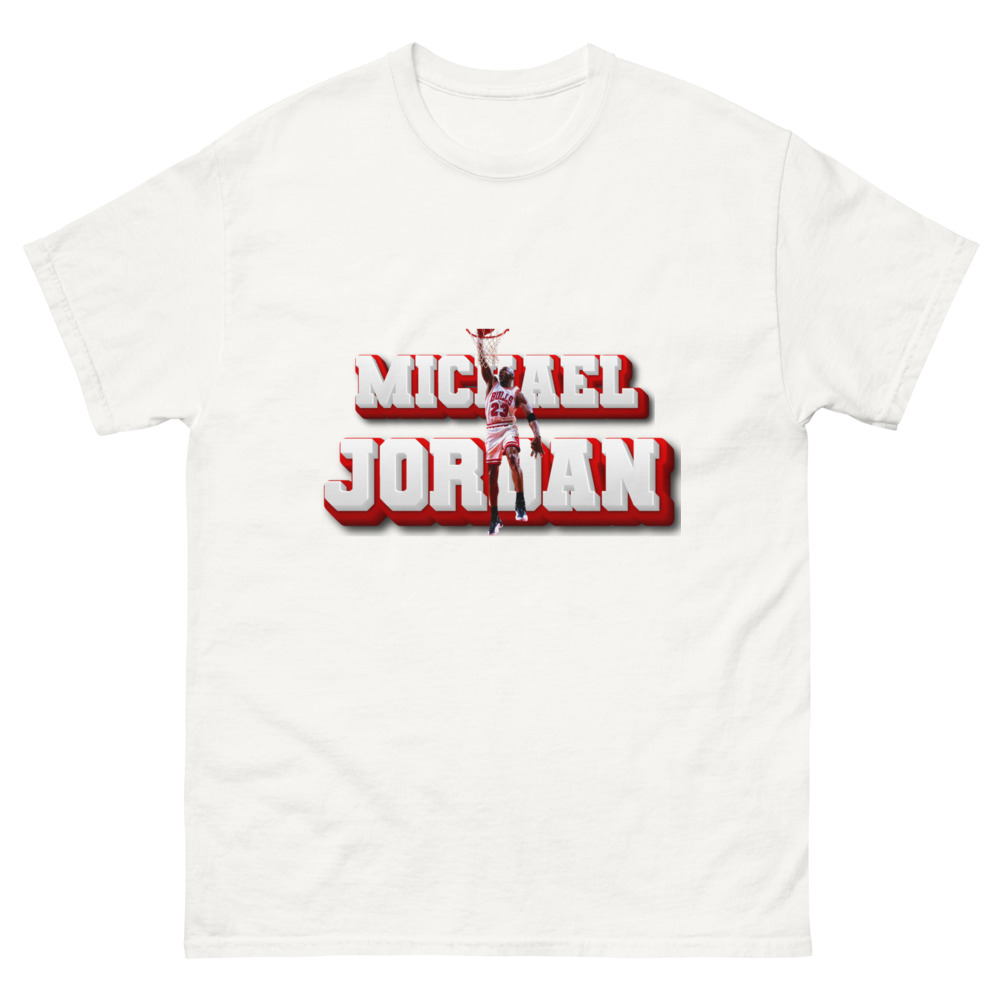 Michael Jordan Icon Unisex classic tee (White, XL) - Walmart.com
