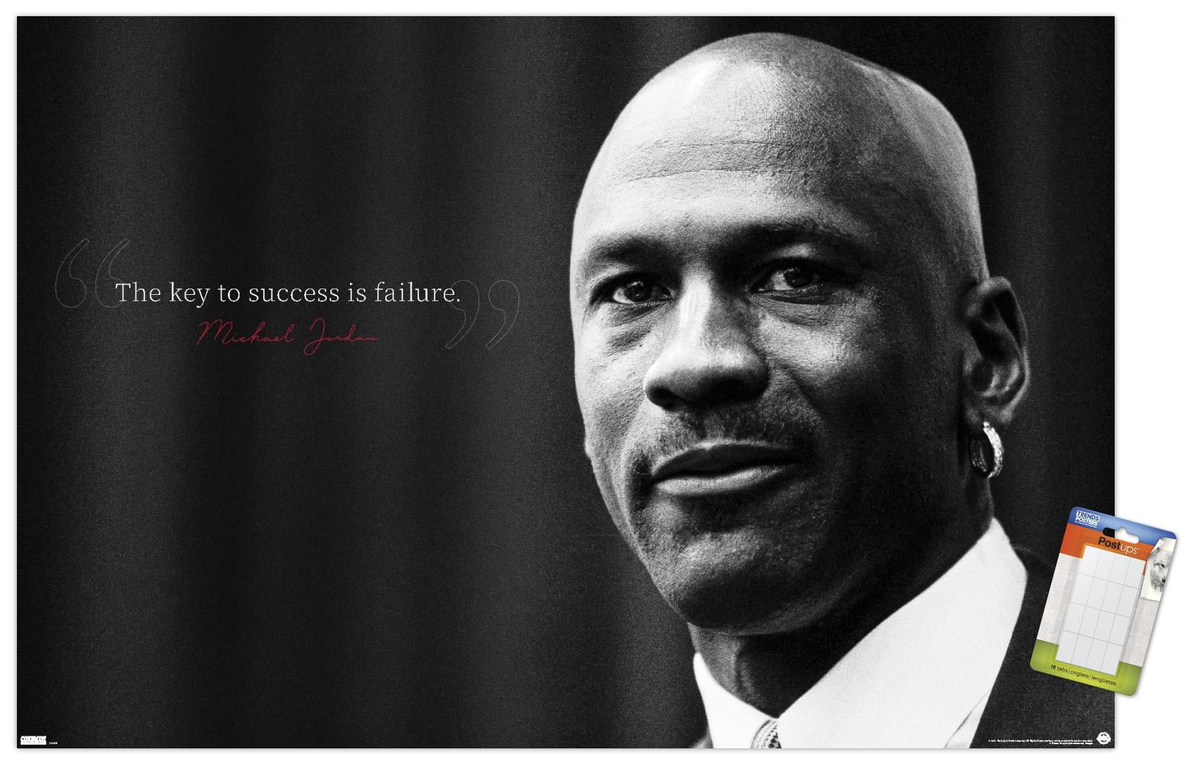 Michael Jordan - Key To Success Wall Poster, 22.375" x 34" - Walmart.com