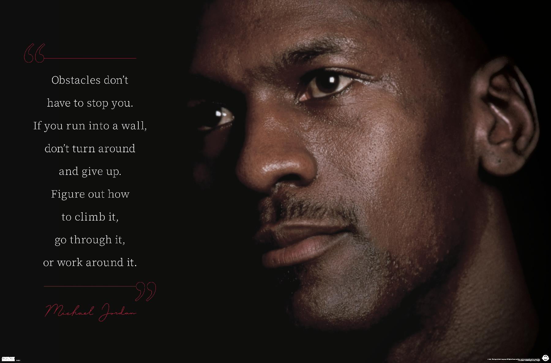 Michael Jordan - Obstacles Wall Poster, 22.375" x 34" - Walmart.com