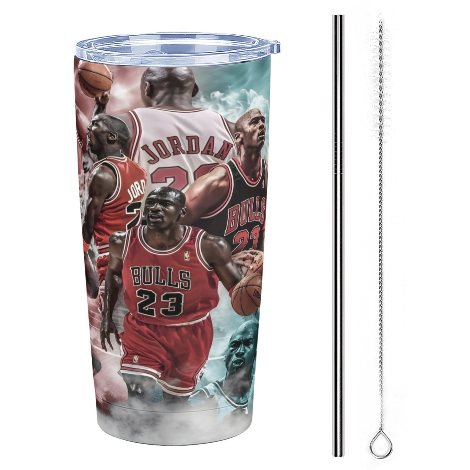 Michael Jordan Personalised Travel Mug has an iconic print, is durable ...