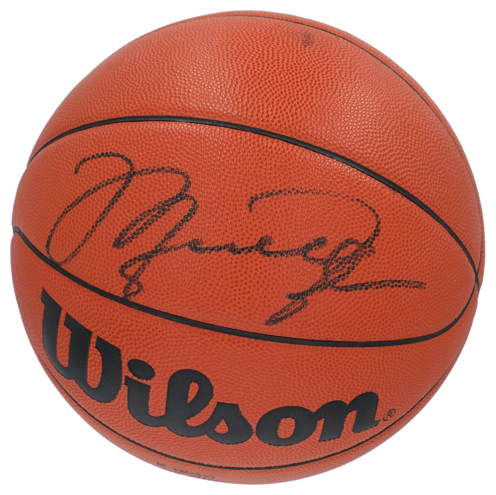Michael Jordan Signed Spalding Official NBA Game Basketball UDA Upper ...