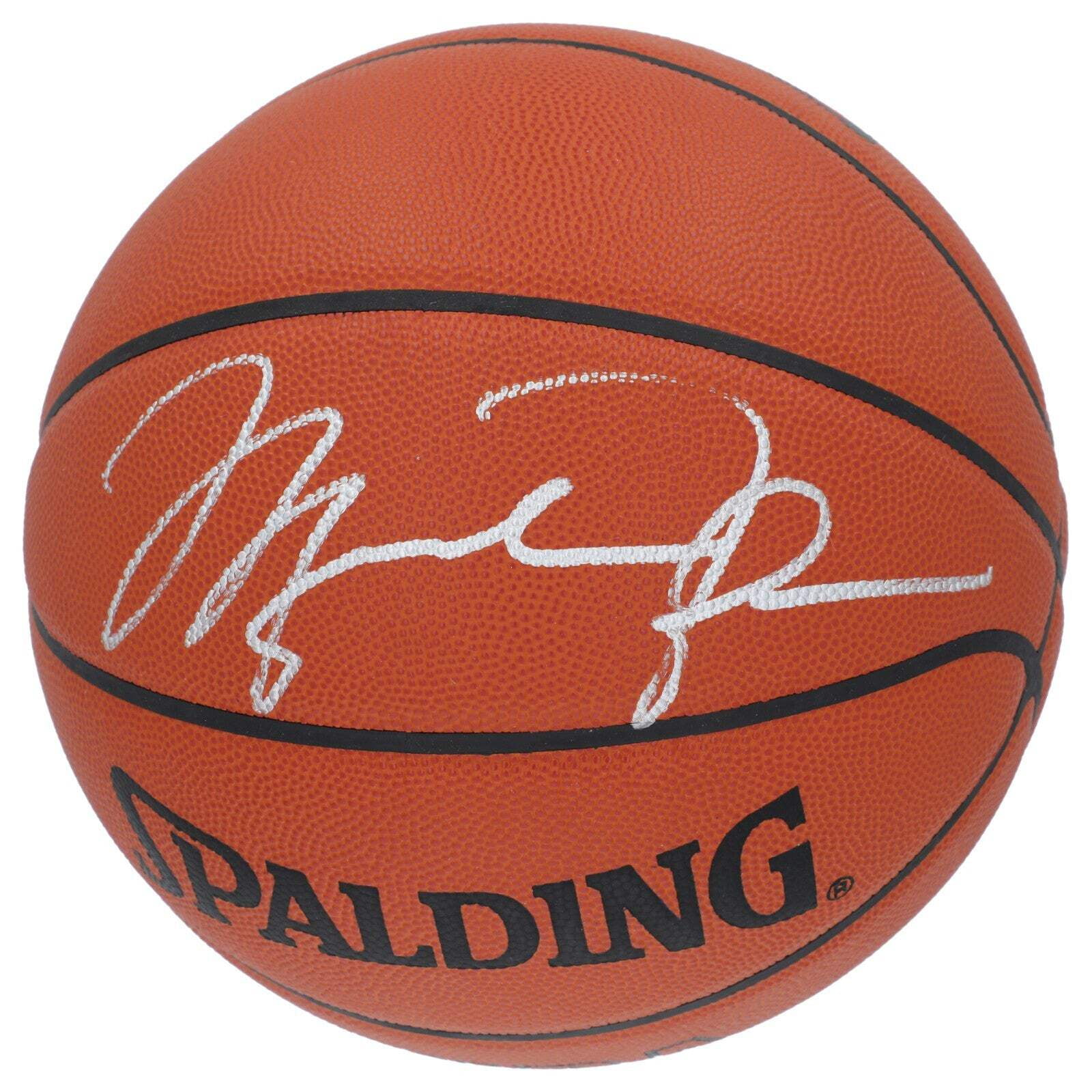Michael Jordan Signed Spalding Official NBA Game Basketball UDA Upper ...