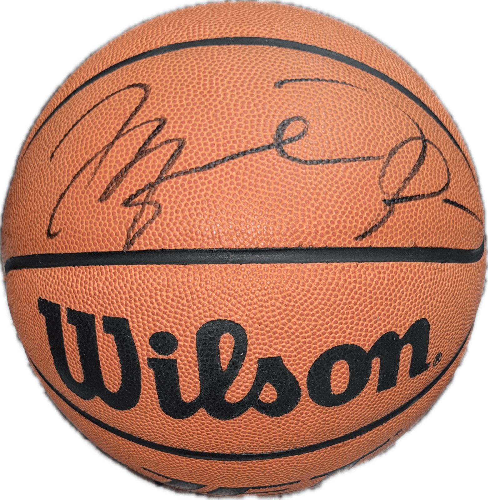 Michael Jordan Signed Wilson Jet Supreme Leather Basketball Beckett ...