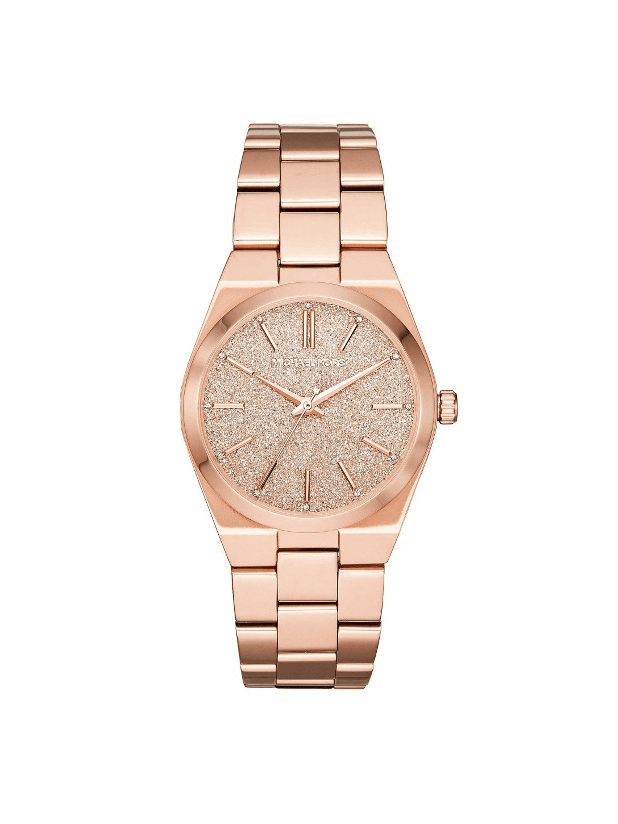 Michael Kors Channing Ladies Quartz Watch MK6624, 36mm PVD Rose Gold ...