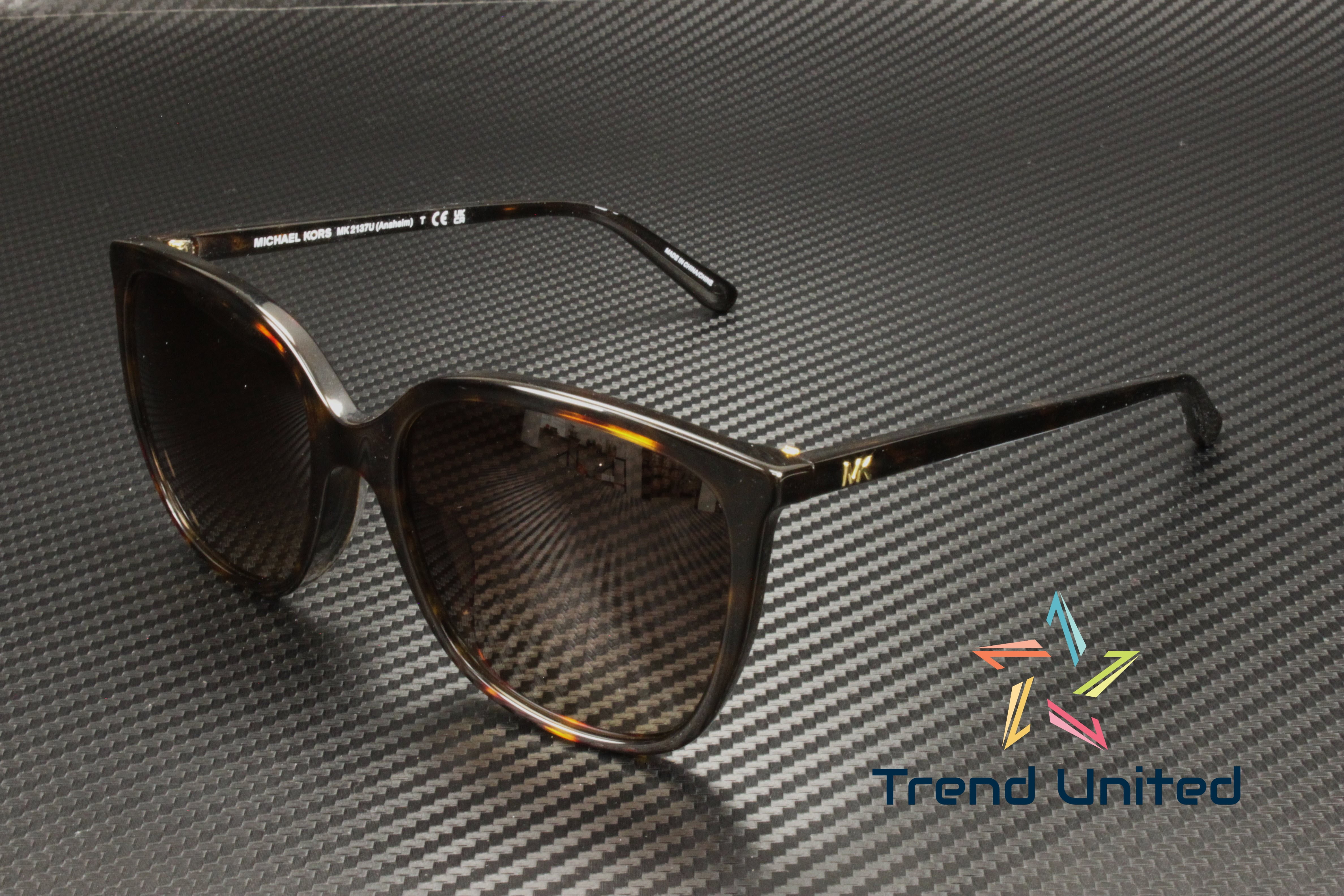 Michael Kors ANAHEIM MK 2137 Plastic Womens Square Polarized Sunglasses ...